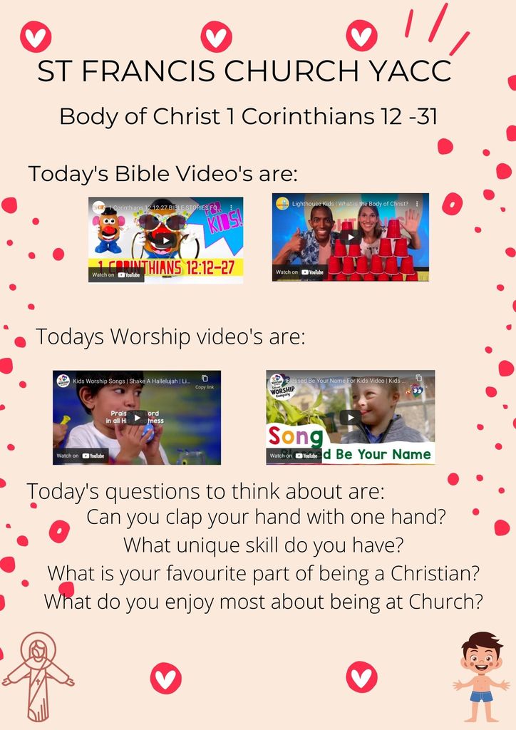 YACC: Body of Christ – St Francis of Assisi Church Welwyn Garden City