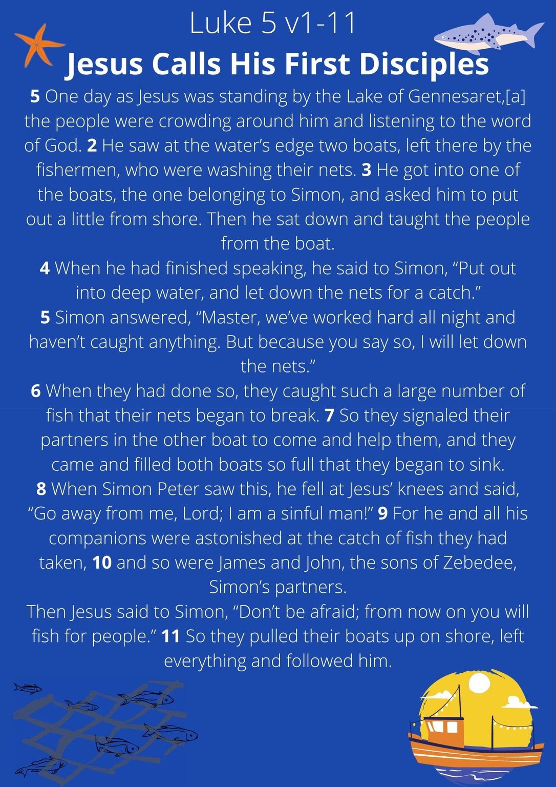 YACC: Jesus calls his disciples – St Francis of Assisi Church Welwyn ...