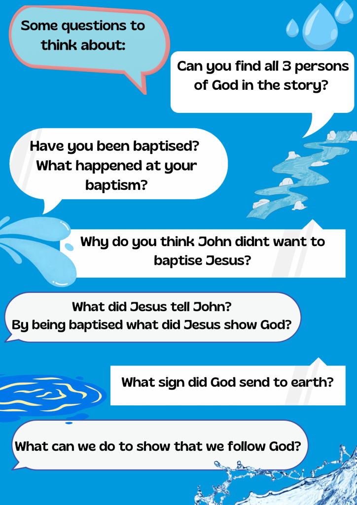 Jesus is baptised – St Francis of Assisi Church Welwyn Garden City